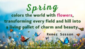 Cheerful Spring Quotes for Happiness, Fun and Joy