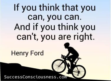 Whether You Think You Can or Can't, You're Right